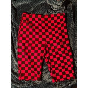 Shorts | Red Black Checker Shorts | Poshmark